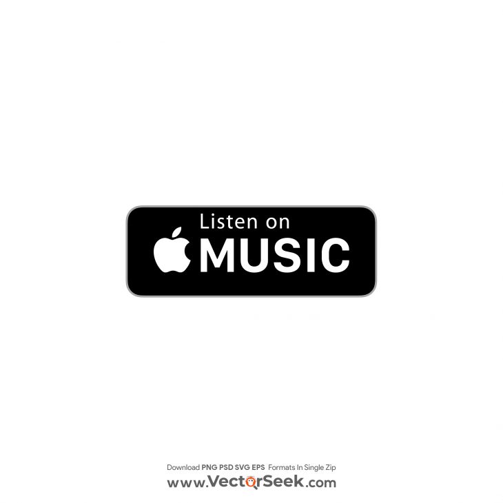 Listen on Apple Music Logo Vector - (.Ai .PNG .SVG .EPS Free Download)