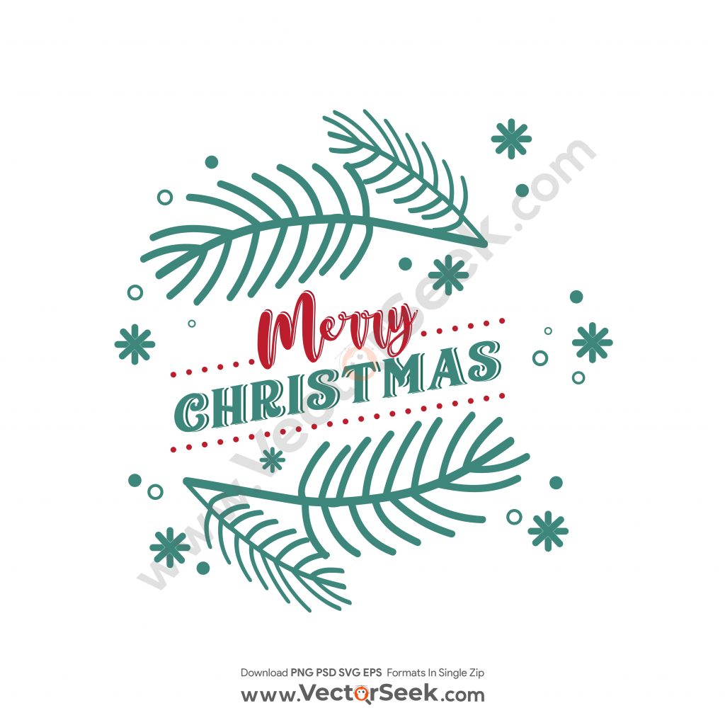 Merry Christmas Logo Vector - (.Ai .PNG .SVG .EPS Free Download)