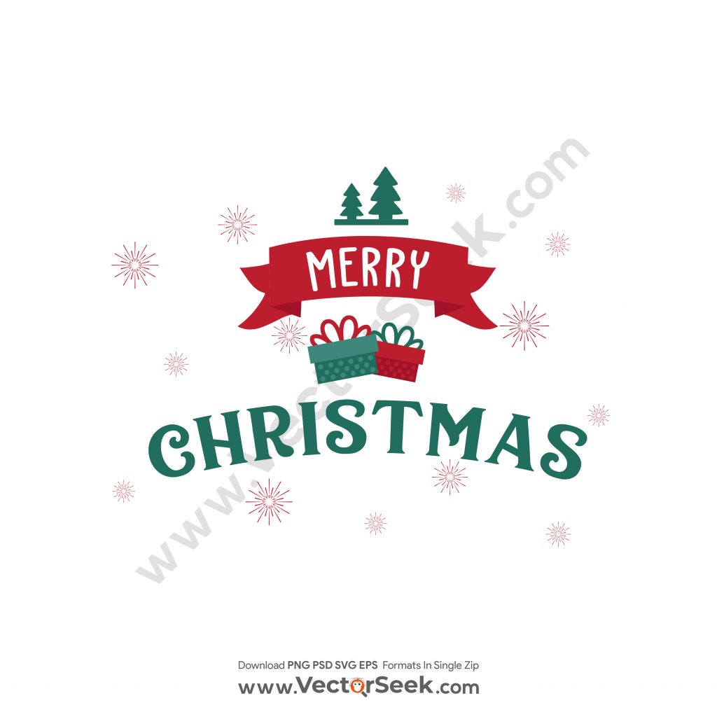 Merry Christmas Logo Vector - (.Ai .PNG .SVG .EPS Free Download)