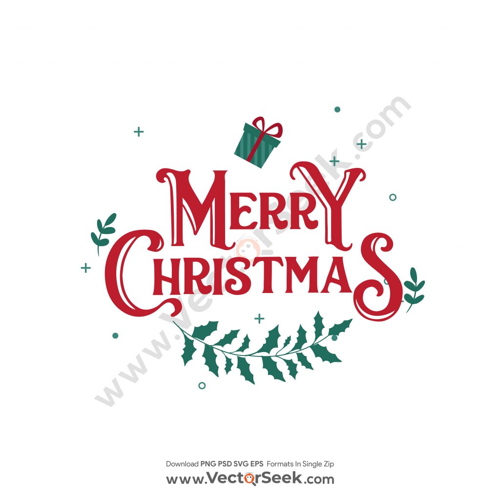 Merry Christmas Logo Vector - (.Ai .PNG .SVG .EPS Free Download)