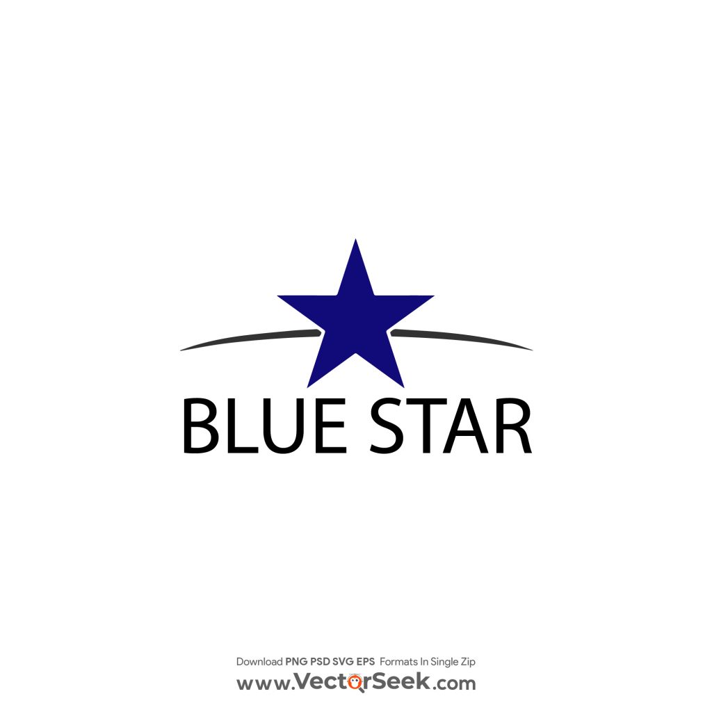 Blue Star Logo Vector - (.Ai .PNG .SVG .EPS Free Download)