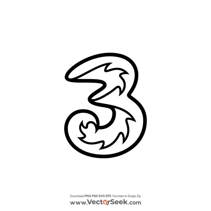 Three UK Logo Vector - (.Ai .PNG .SVG .EPS Free Download)