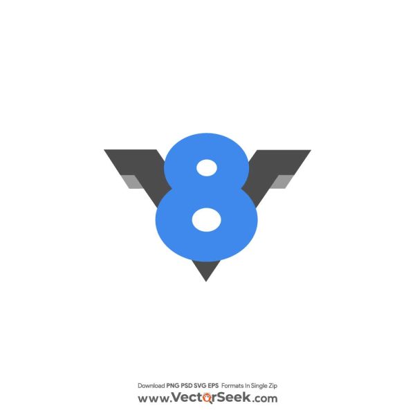 V8 Logo Vector - (.Ai .PNG .SVG .EPS Free Download)