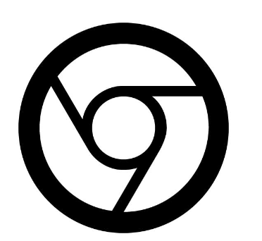 Black Google Chrome Icon Vector - (.Ai .PNG .SVG .EPS Free Download)