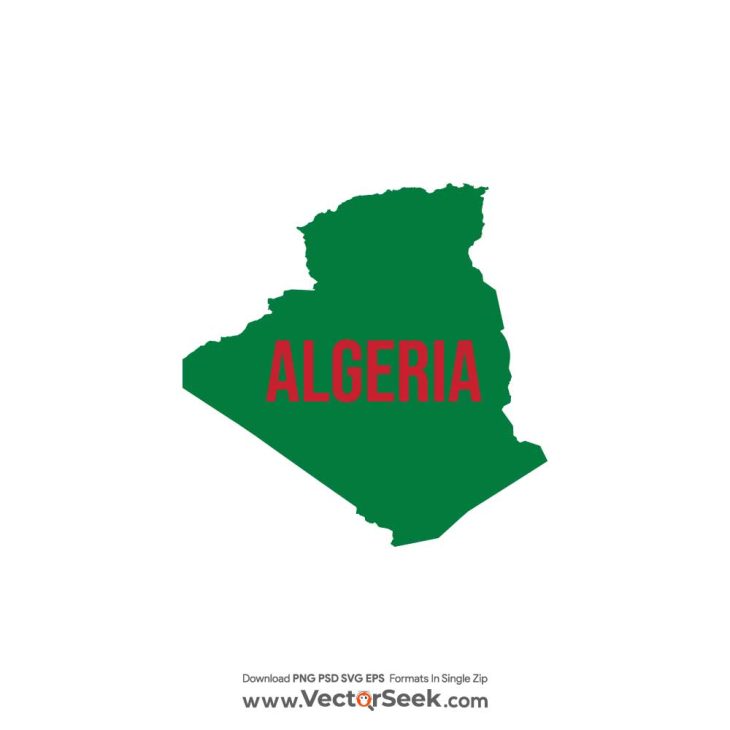 Algeria Map Vector - (.Ai .PNG .SVG .EPS Free Download)