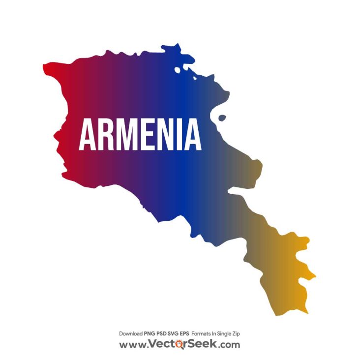 Armenia Map Vector - (.Ai .PNG .SVG .EPS Free Download)