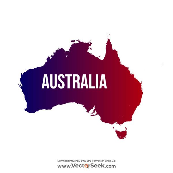 Australia Map Vector - (.Ai .PNG .SVG .EPS Free Download)