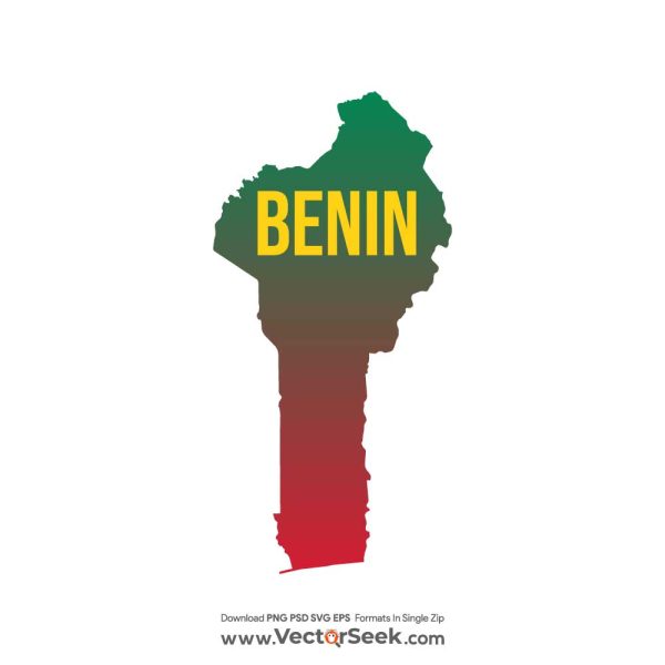 Benin Map Vector - (.Ai .PNG .SVG .EPS Free Download)
