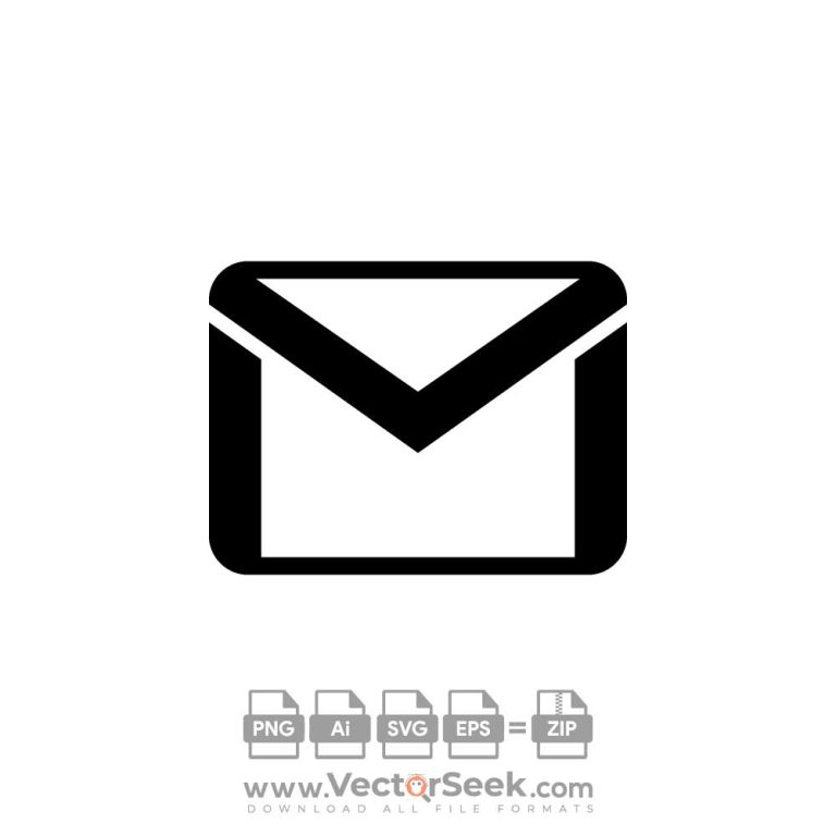Black Gmail Icon Vector - (.Ai .PNG .SVG .EPS Free Download)