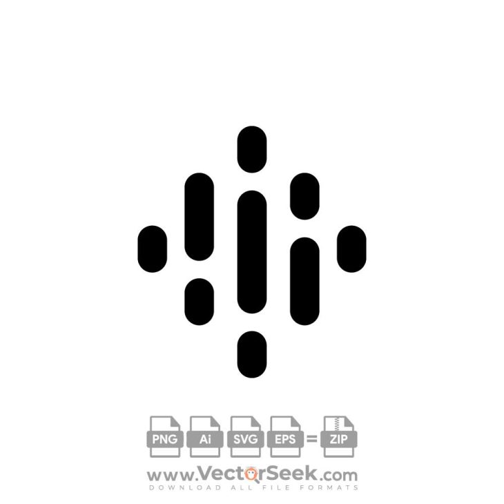 Black Google Podcast Icon Vector - (.Ai .PNG .SVG .EPS Free Download)