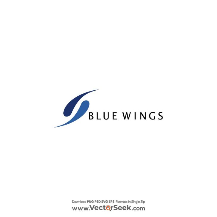 Blue Wings Logo Vector - (.Ai .PNG .SVG .EPS Free Download)