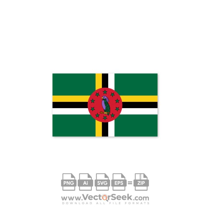 Dominica Flag Vector - (.Ai .PNG .SVG .EPS Free Download)