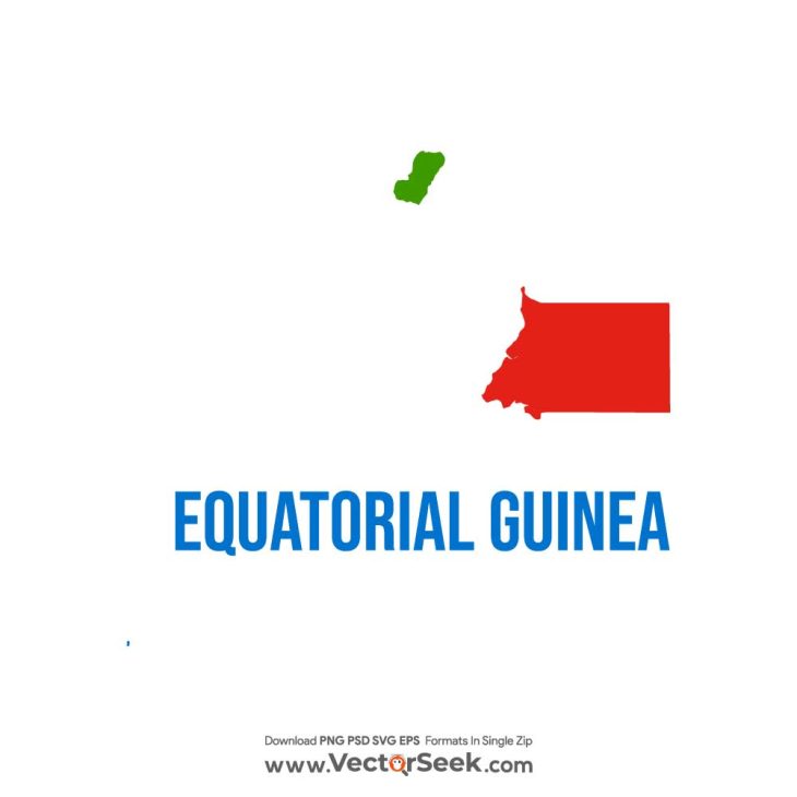 Equatorial Guinea Map Vector - (.Ai .PNG .SVG .EPS Free Download)
