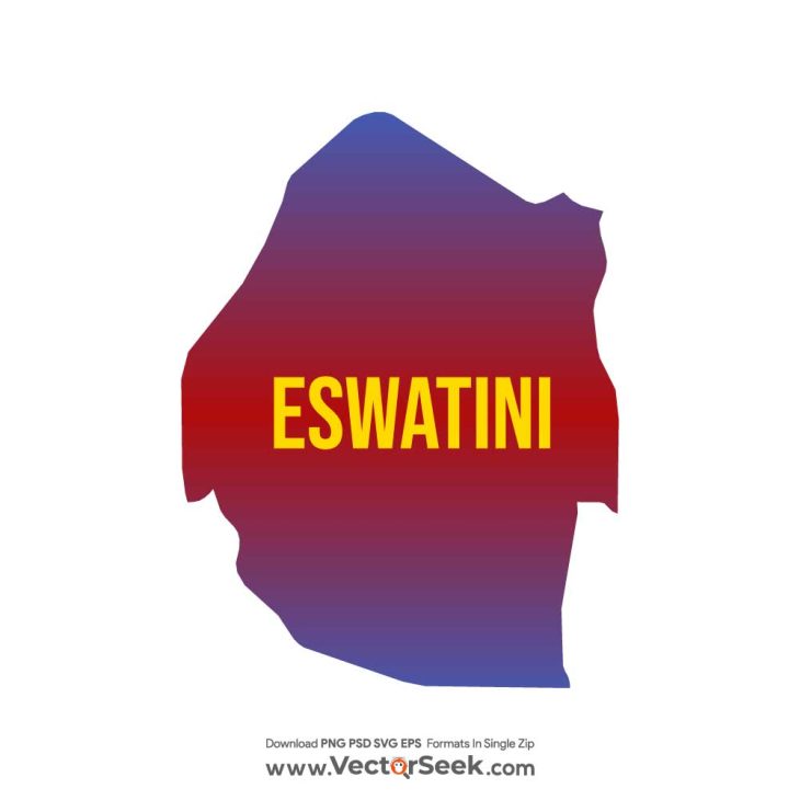 Eswatini Map Vector - (.Ai .PNG .SVG .EPS Free Download)