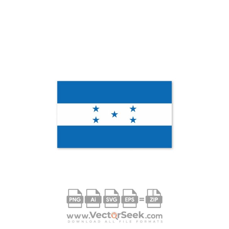 Honduras Flag Vector - (.Ai .PNG .SVG .EPS Free Download)
