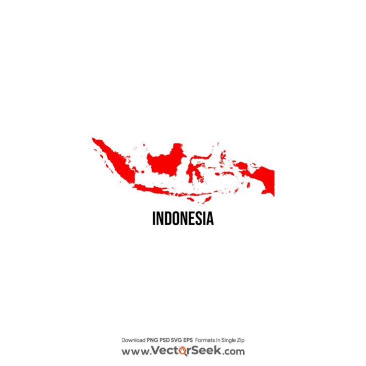 Indonesia Map Vector - (.Ai .PNG .SVG .EPS Free Download)