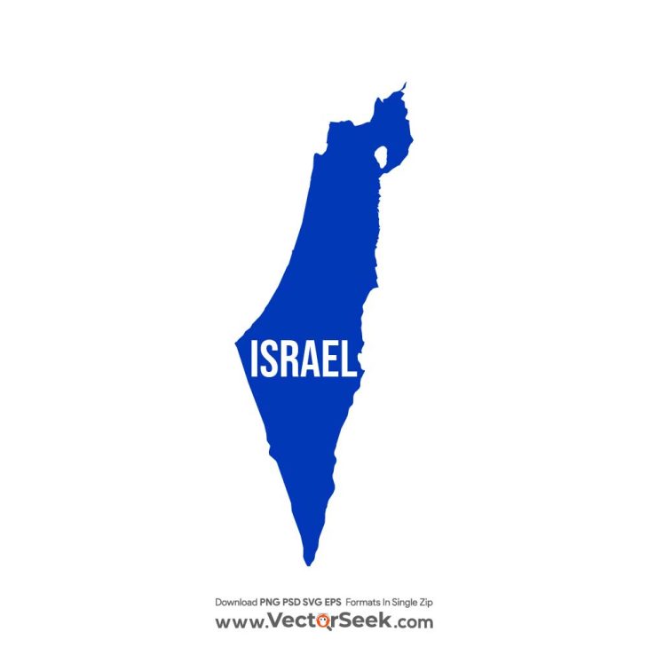 Israel Map Vector - (.Ai .PNG .SVG .EPS Free Download)