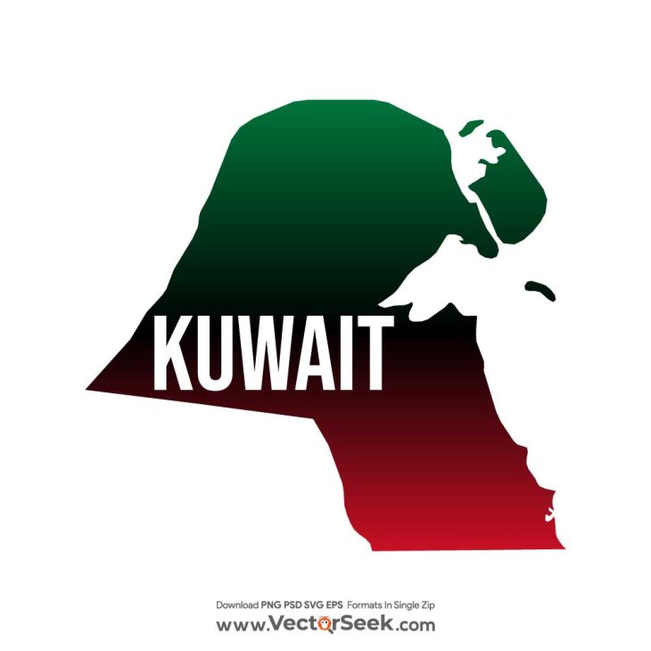 KUWAIT Map Vector - (.Ai .PNG .SVG .EPS Free Download)