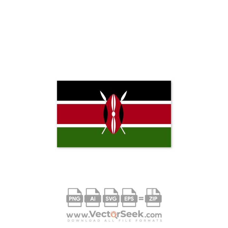 Kenya Flag Vector - (.Ai .PNG .SVG .EPS Free Download)