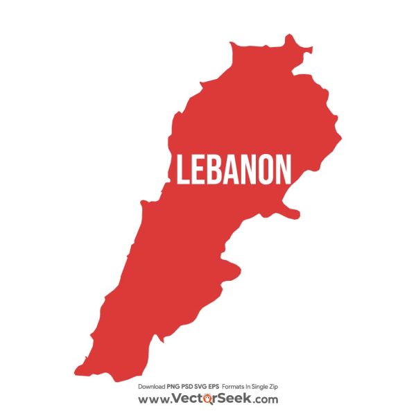 Lebanon Map Vector - (.Ai .PNG .SVG .EPS Free Download)
