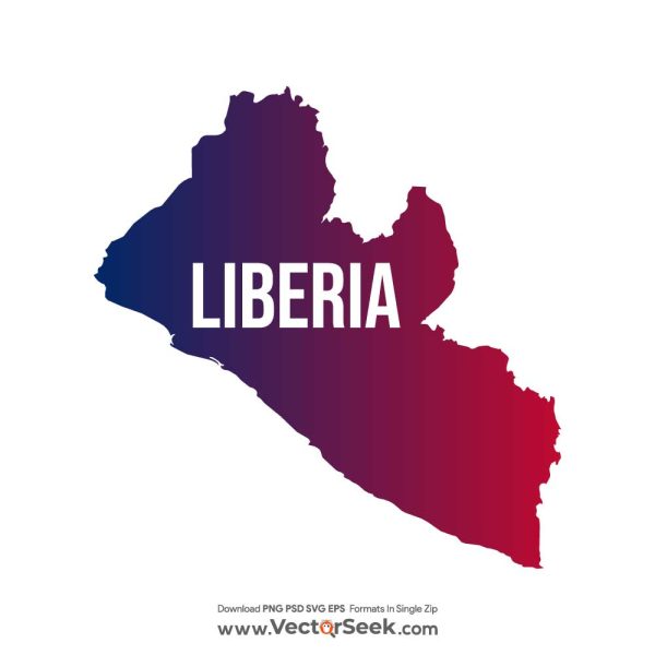 Liberia Map Vector - (.Ai .PNG .SVG .EPS Free Download)