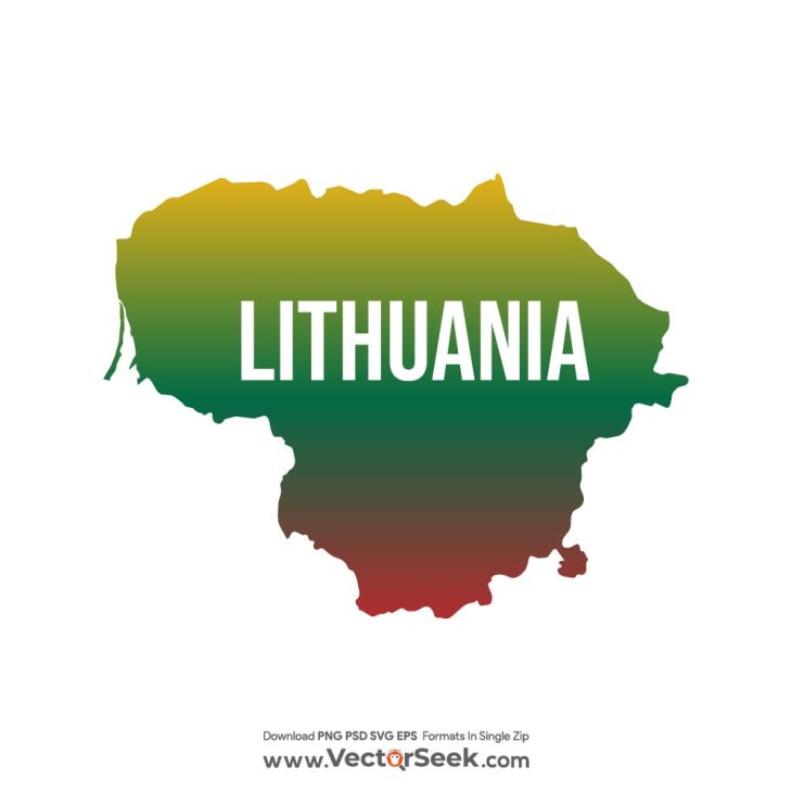 Lithuania Map Vector - (.Ai .PNG .SVG .EPS Free Download)