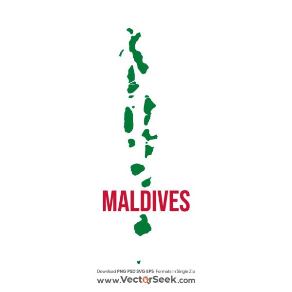 Maldives Map Vector - (.Ai .PNG .SVG .EPS Free Download)