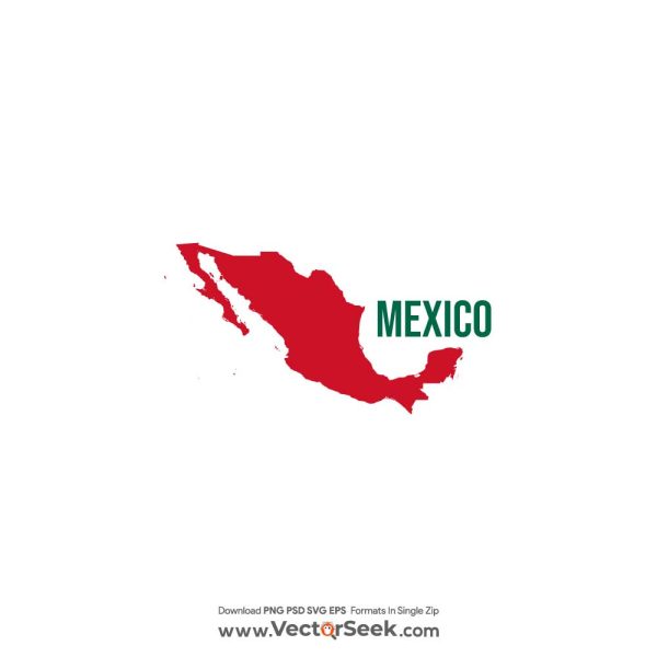 Mexico Map Vector - (.Ai .PNG .SVG .EPS Free Download)