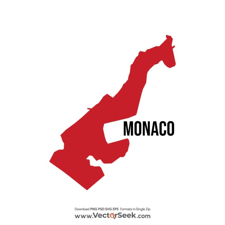Monaco Map Vector - (.Ai .PNG .SVG .EPS Free Download)