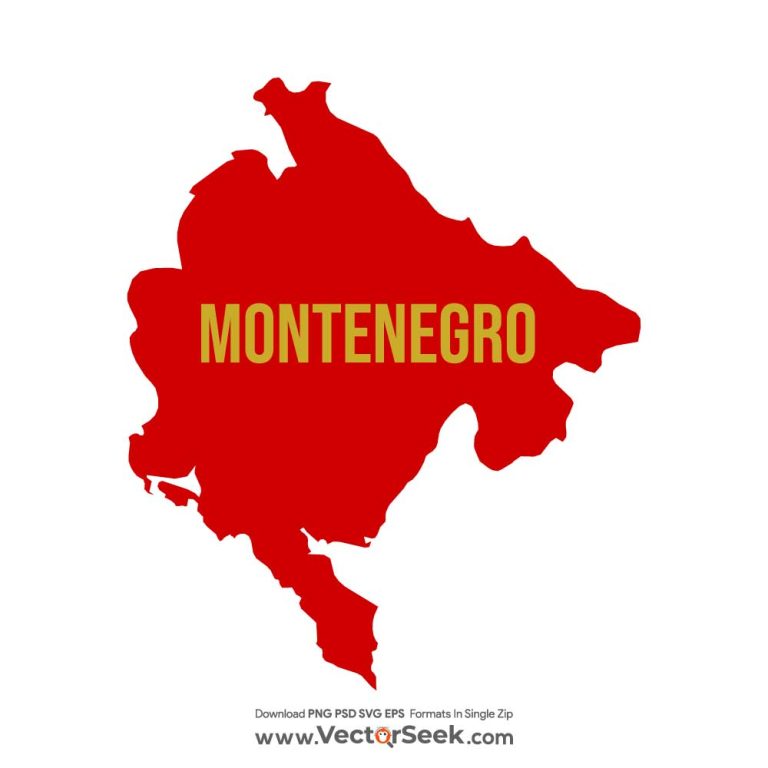 Montenegro Map Vector - (.Ai .PNG .SVG .EPS Free Download)