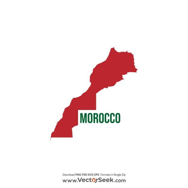 Morocco Map Vector - (.Ai .PNG .SVG .EPS Free Download)