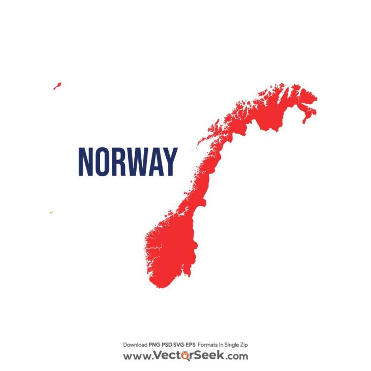 NORWAY Map Vector - (.Ai .PNG .SVG .EPS Free Download)