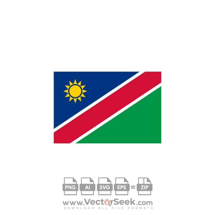 Namibia Flag Vector - (.Ai .PNG .SVG .EPS Free Download)