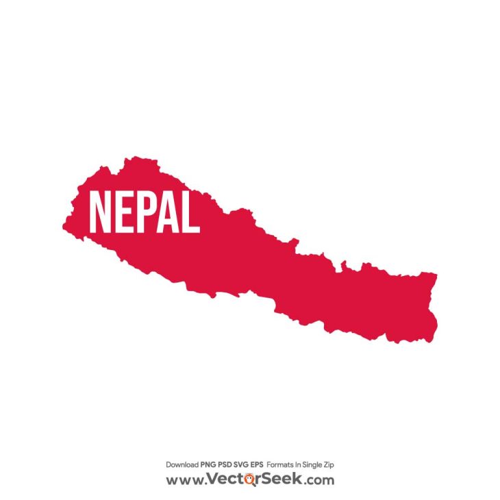 Nepal Map Vector - (.Ai .PNG .SVG .EPS Free Download)
