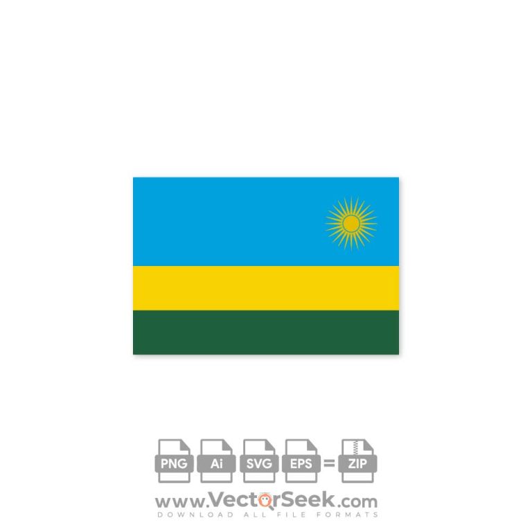Rwanda Flag Vector - (.Ai .PNG .SVG .EPS Free Download)