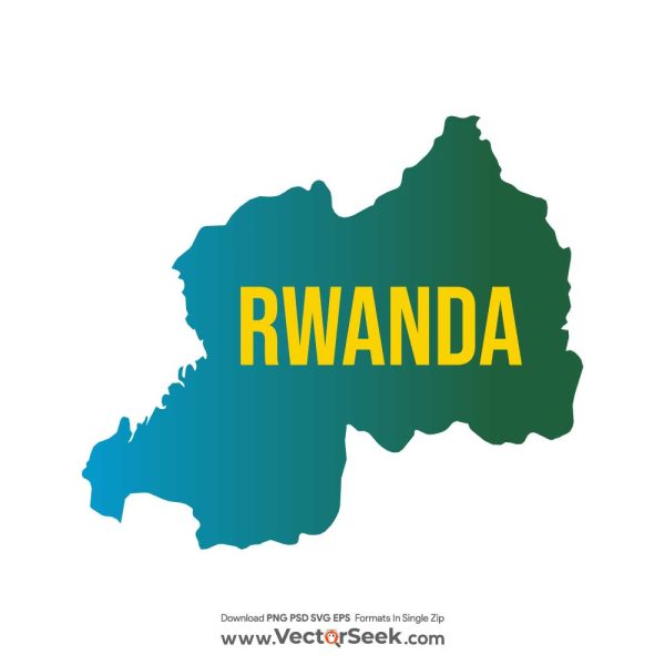 Rwanda Map Vector - (.Ai .PNG .SVG .EPS Free Download)