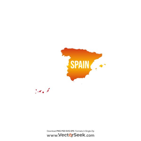 Spain Map Vector - (.Ai .PNG .SVG .EPS Free Download)