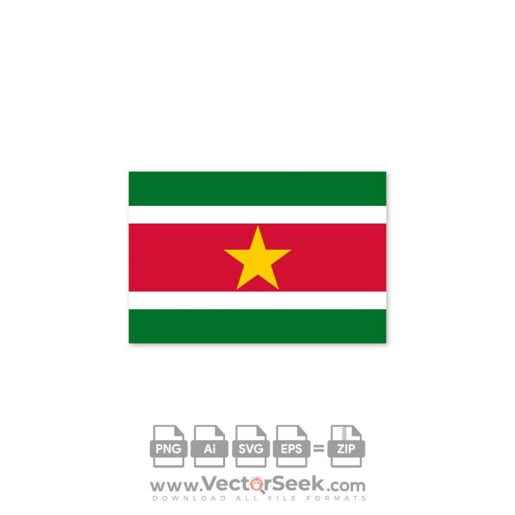 Suriname Flag Vector - (.Ai .PNG .SVG .EPS Free Download)