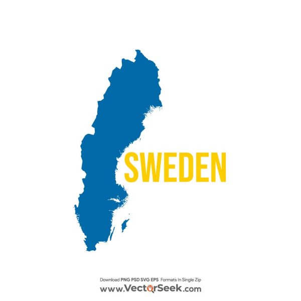 Sweden Map Vector - (.Ai .PNG .SVG .EPS Free Download)