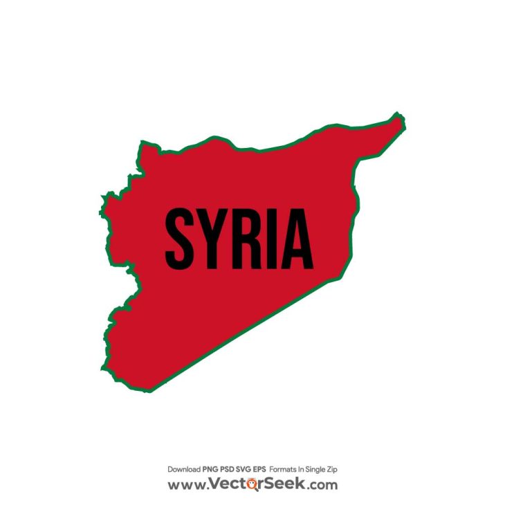 Syria Map Vector - (.Ai .PNG .SVG .EPS Free Download)