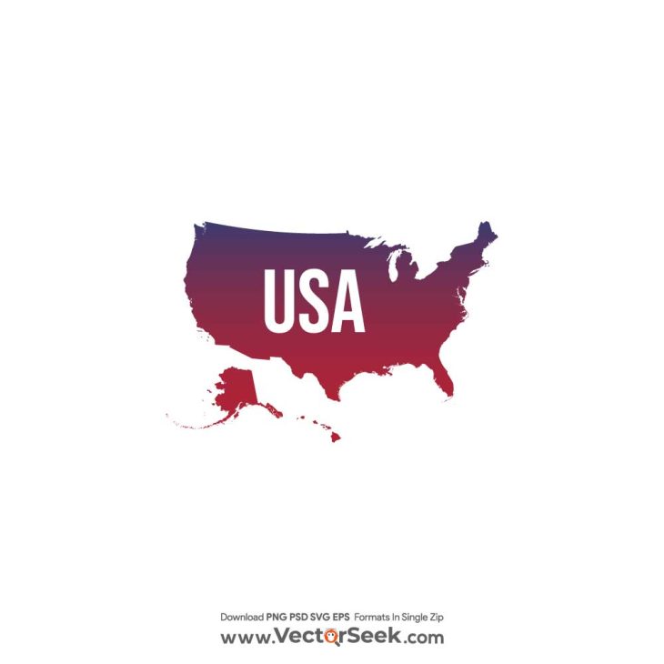 USA Map Vector - (.Ai .PNG .SVG .EPS Free Download)