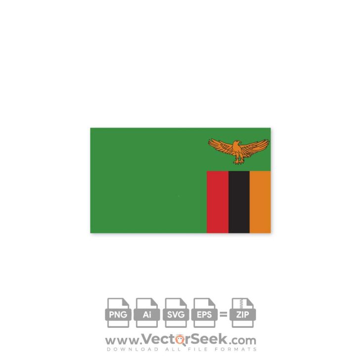 Zambia Flag Vector - (.Ai .PNG .SVG .EPS Free Download)