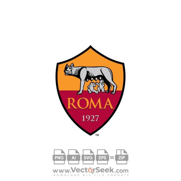A.S. Roma Logo Vector - (.Ai .PNG .SVG .EPS Free Download)