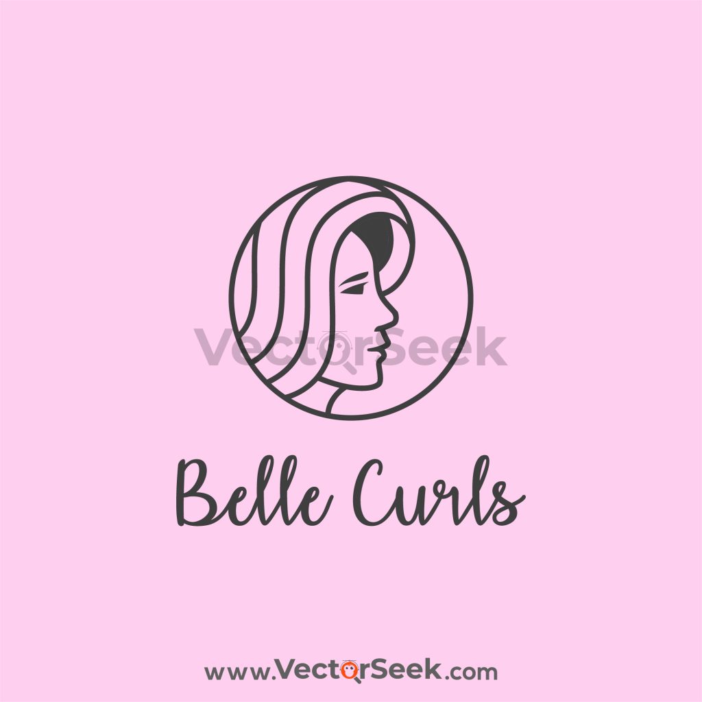 Belle Curls Logo Vector - (.Ai .PNG .SVG .EPS Free Download)