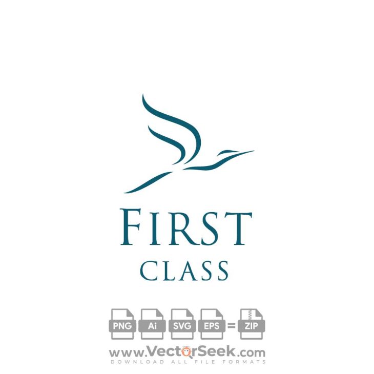 First Class Logo Vector - (.Ai .PNG .SVG .EPS Free Download)