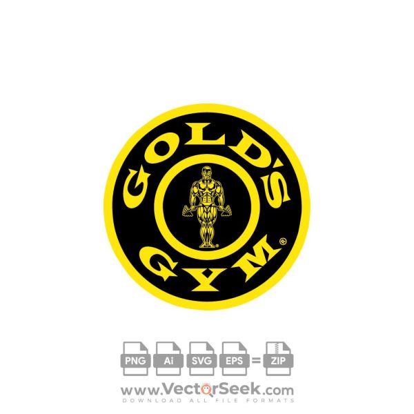 Golds Gym round Logo Vector - (.Ai .PNG .SVG .EPS Free Download)