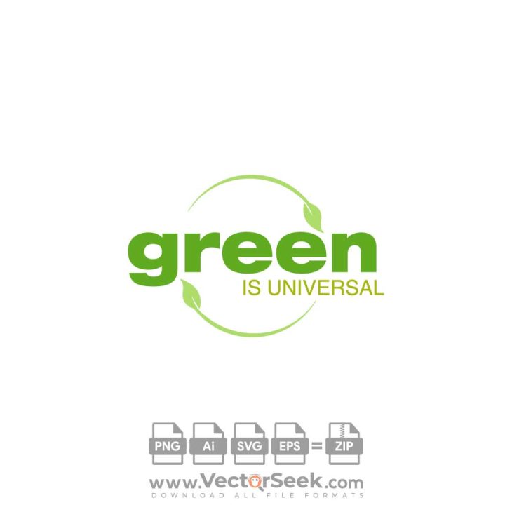 Green Is Universal Logo Vector - (.Ai .PNG .SVG .EPS Free Download)