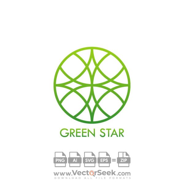 Green Star Logo Vector - (.Ai .PNG .SVG .EPS Free Download)