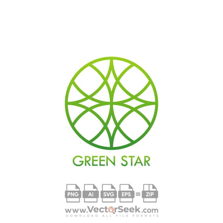 Green Star Logo Vector - (.Ai .PNG .SVG .EPS Free Download)