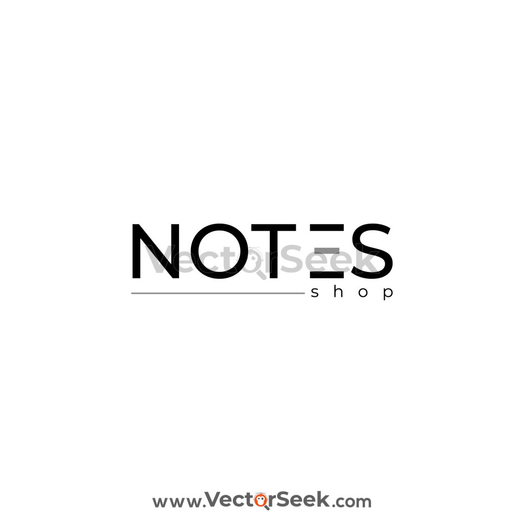 Notes Shop Logo Vector - (.Ai .PNG .SVG .EPS Free Download)